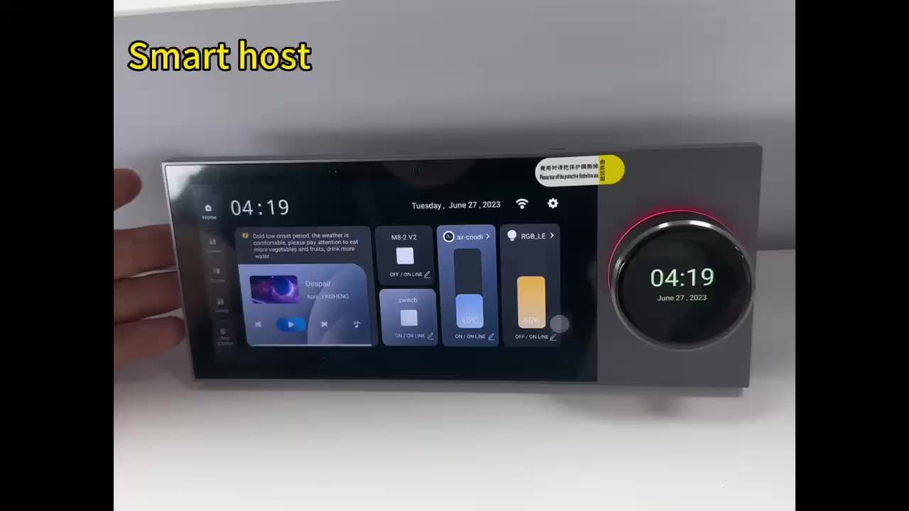 6 Inch Android Intelligent Control Pane Smart Home Tuya Scene ...