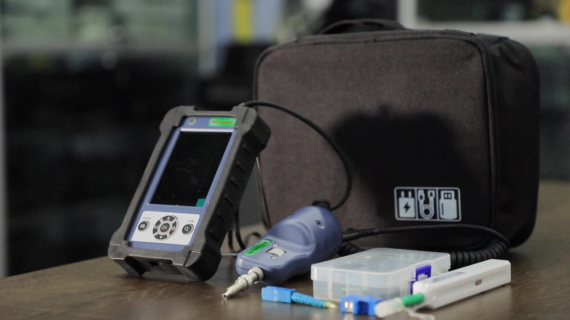 Ftth Fiber Optic Cable Tool Kit Cleaner Pen Bag Optical Fiber Tool ...