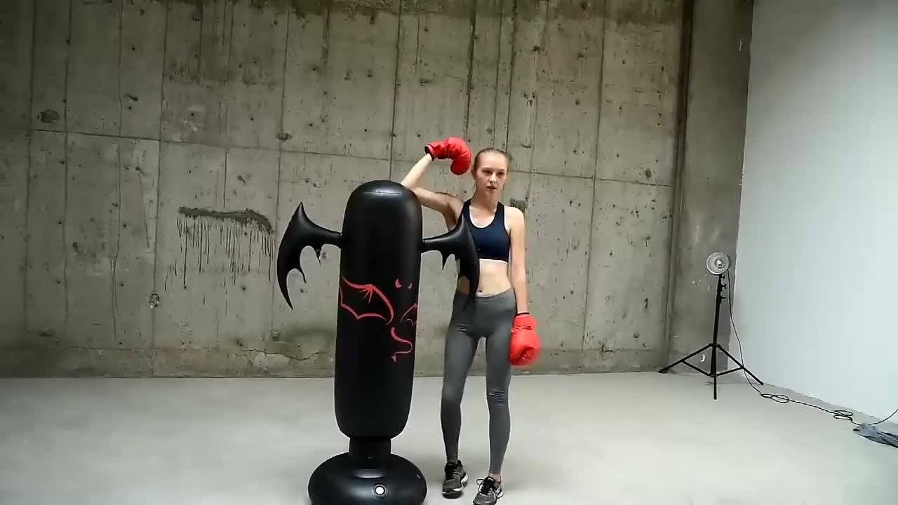 Different Shaped Boxing Man Punching Bags Inflatable Kids Punching Bag ...