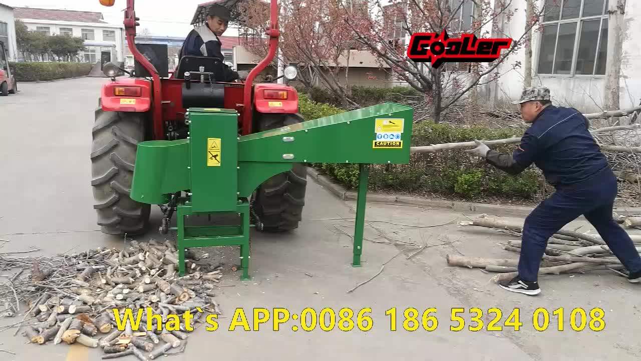 High Efficient Tractor Pto Driven Log Branch Chopper Wc100 For Sale ...