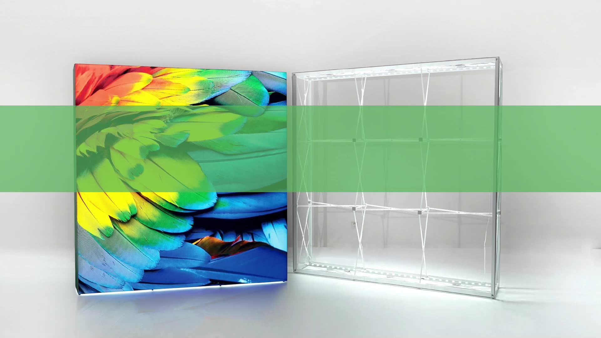 10x10 3x3 Lightweight Extrusion Frame Event Backlit Led Light Trade ...