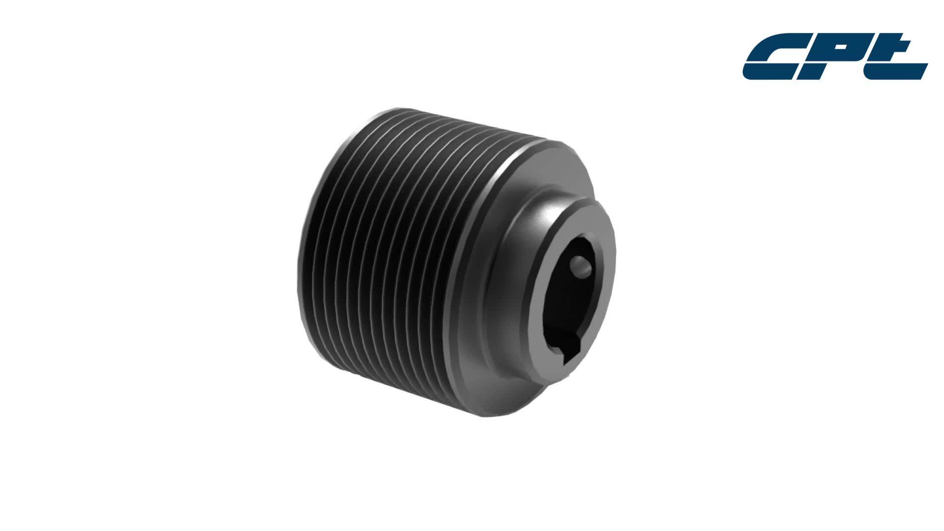 Cpt Brand Pj Pk Pl Pm Ribbed V Pulley Taper Bushed Metric Poly V Belt ...