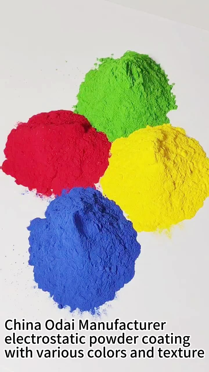 Ral Colors Pantone Colors Electrostatic Epoxy Polyester Plastic Powder ...