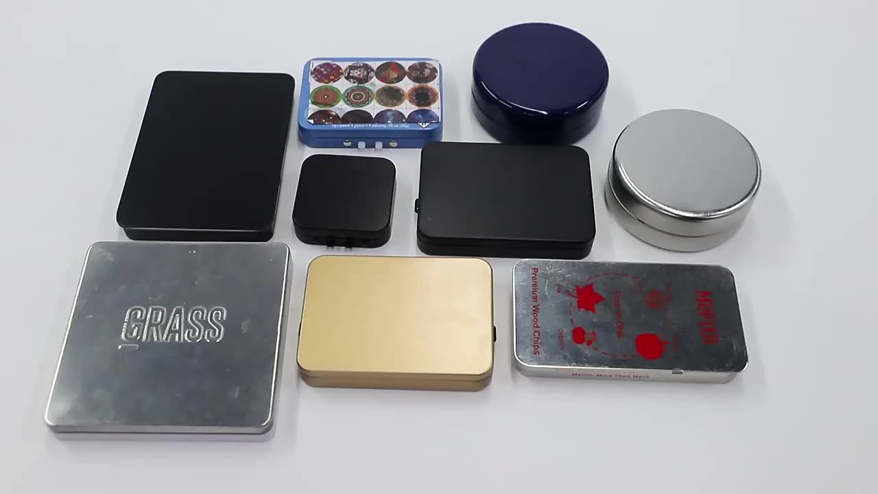 Uketa Custom Metal Child Proof Tin Case Candy Pill Securelock Pre-roll ...