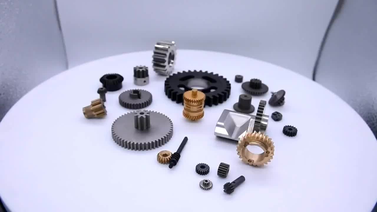 Customized Machining High Precision Spur Shaped Metal Small Brass ...