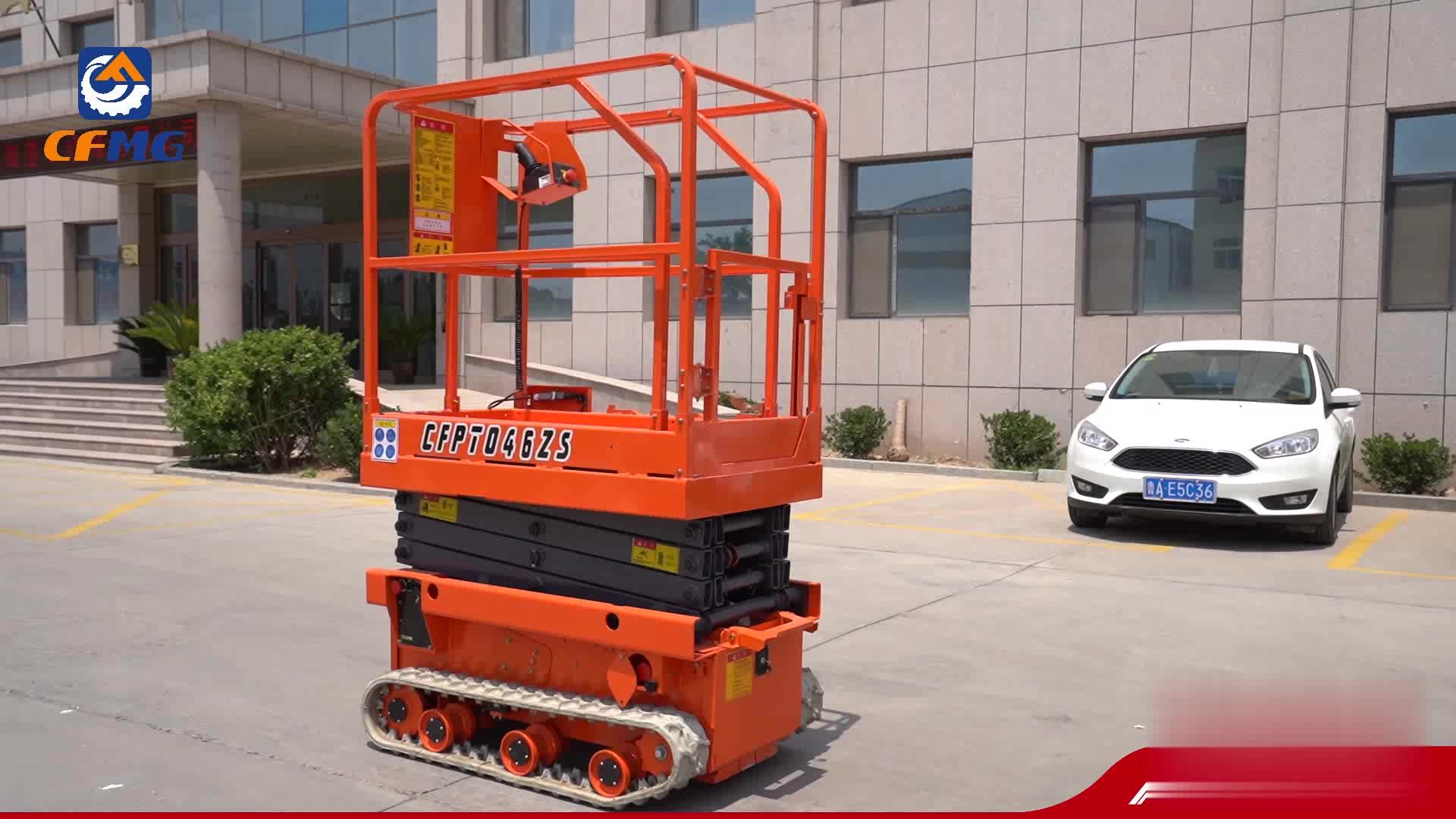 Zelfrijdende Lift Hydraulische Mini Schaarlift Magazijn Elektrische ...