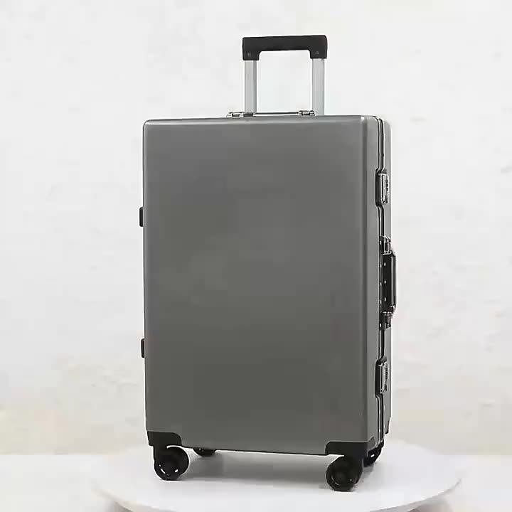 Simple Luggage With Tsa Lock Boarding Luggage Aluminium Suitcase With ...