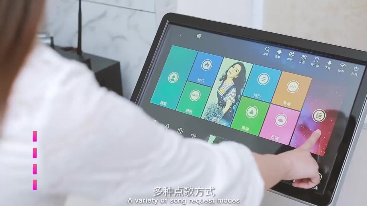 Inandon 4k Touch Screen Hdd V5 Max Karaoke System Machine Singing ...