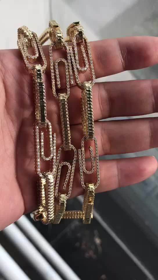 Chains For Women,Hip Hop Paper Clip Gold Chain Necklace Women - Buy ...