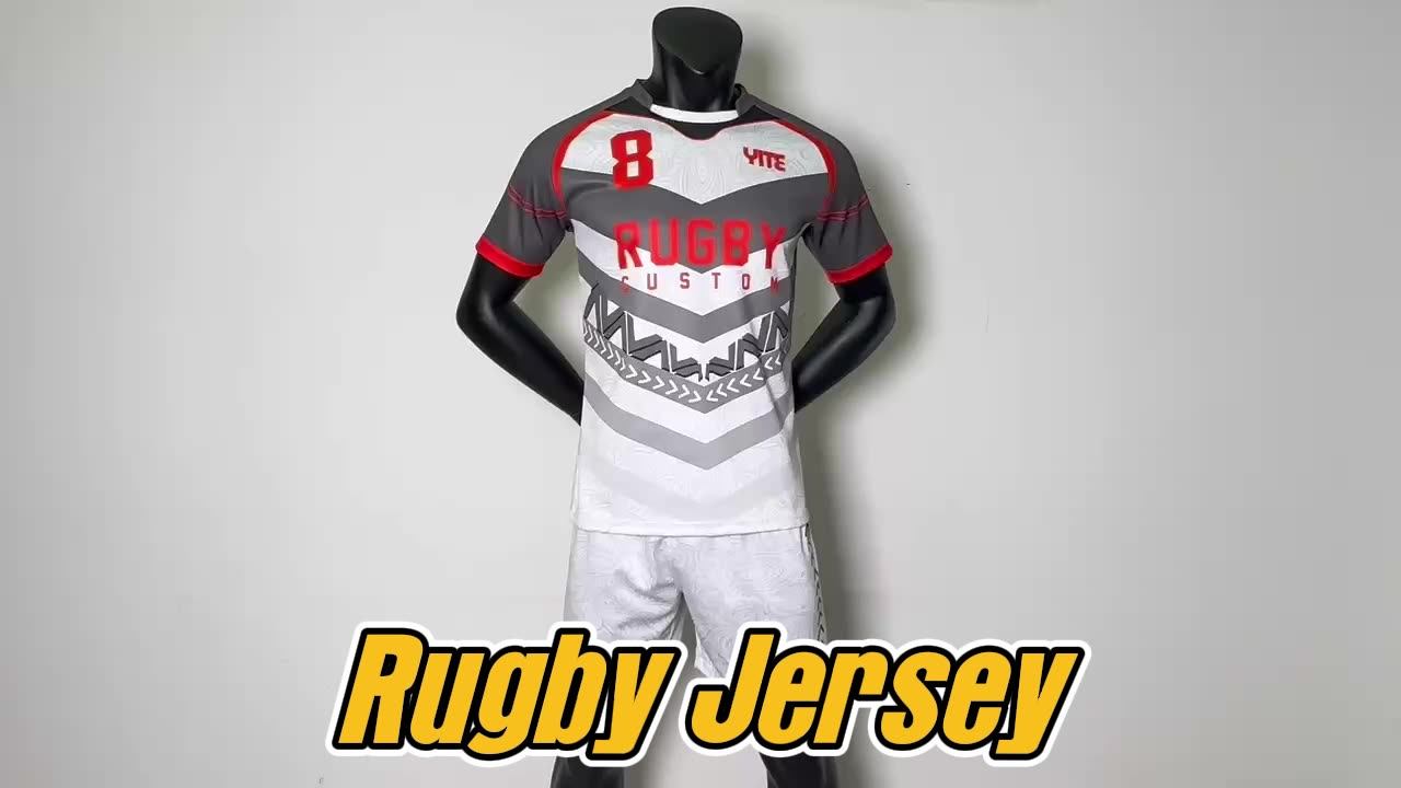 100% Polyester Tribal Maori Pattern Polo Rugby Touch Football Uniform ...