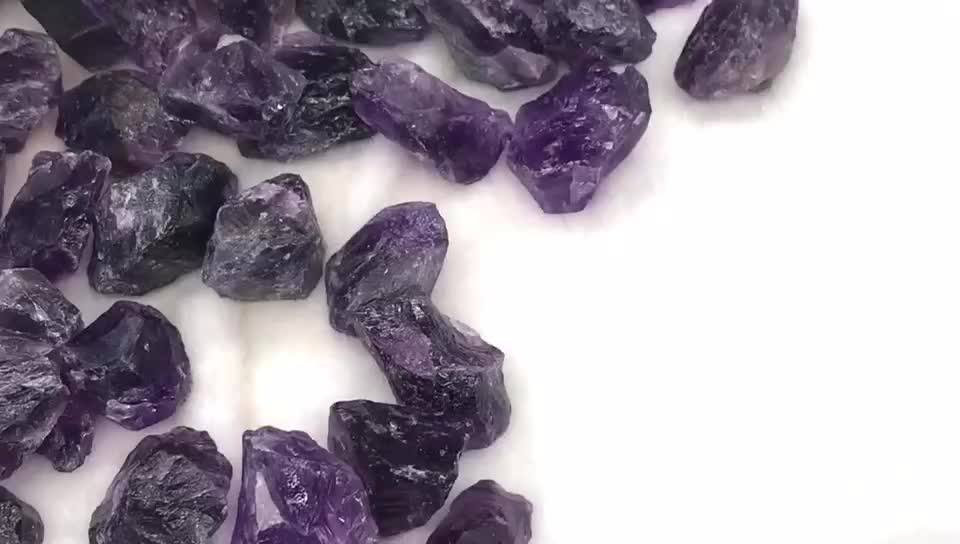 Wholesale Natural Purple Quartz Rocks Amethyst Rough Healing Stones For ...