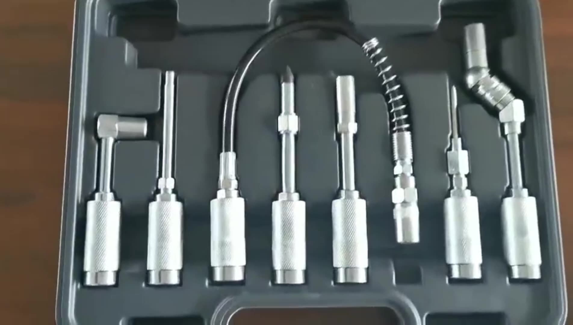 7 Piece 1/8npt All-in-one Set Grease Gun Accessory Set Includes Grease ...