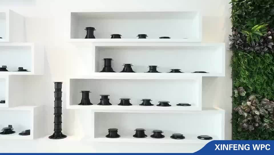 Adjustable Plastic Floor Pedestal Terrace Wpc Deck Plot Xf-t204b 65-145 ...