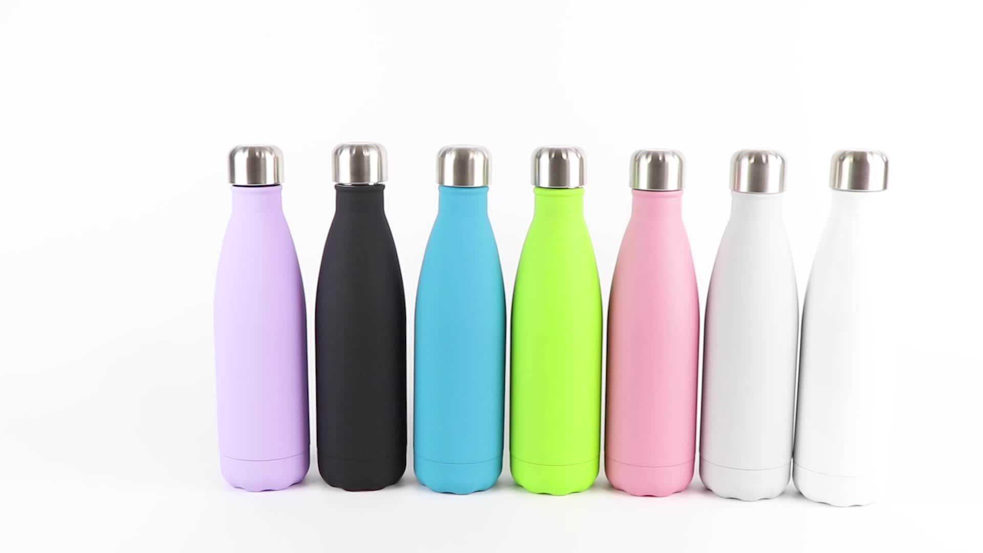 500ml Bpa Free Stainless Steel Insulated Cola Water Bottle For Sport - Buy Stainless Steel Water ...