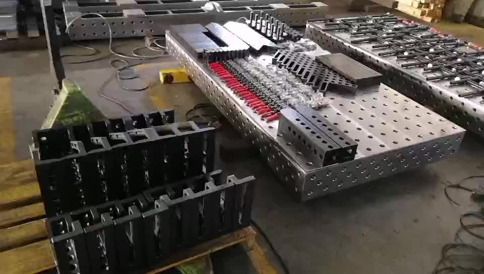 Meja Las 3d D28 Sudut Pendukung 27,5 X 100x300-l Komponen Meja Las,Jig ...