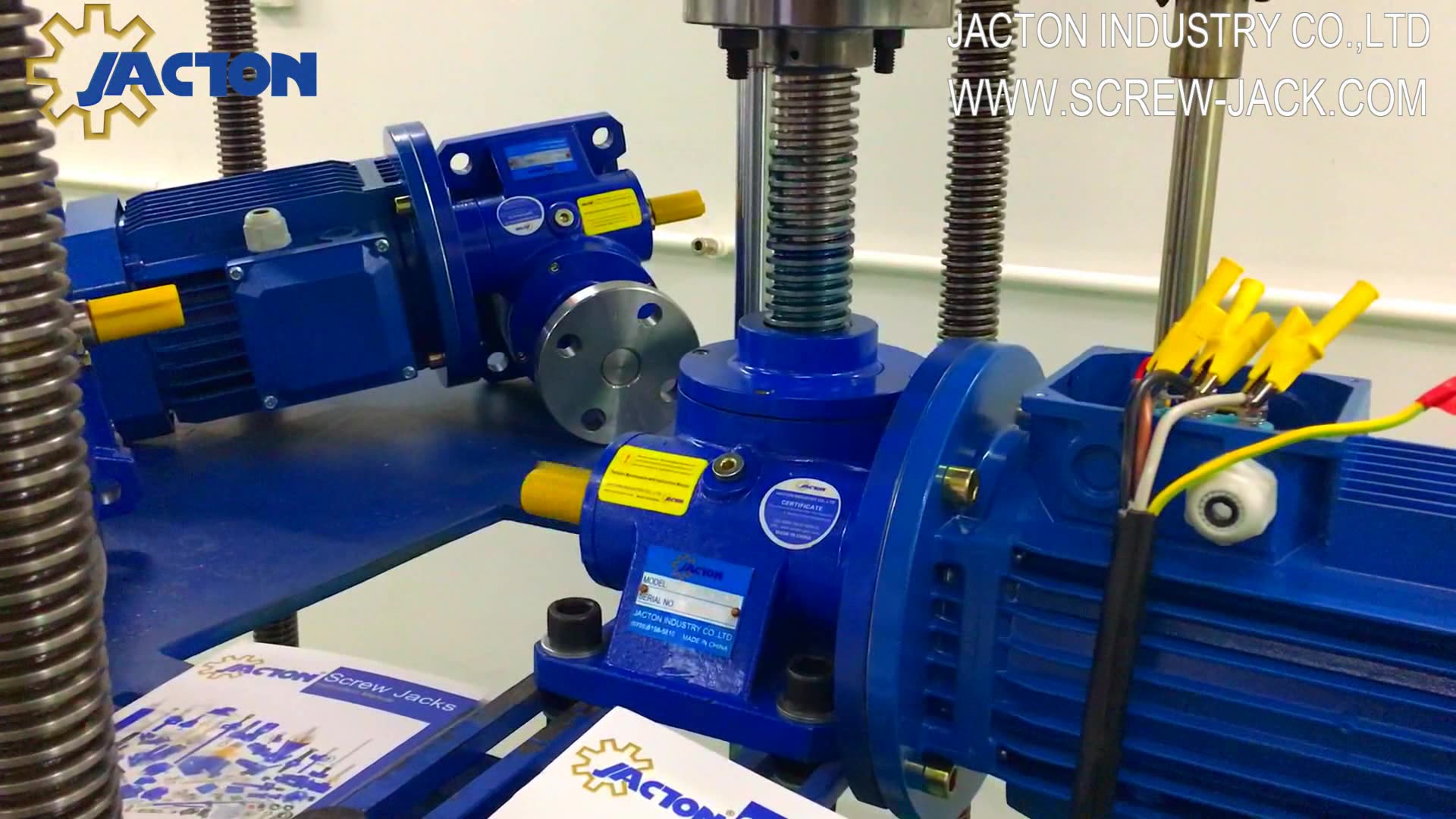 High Performance And Compact Jtm200 200kn Acme Threaded Rod Motor Screw ...