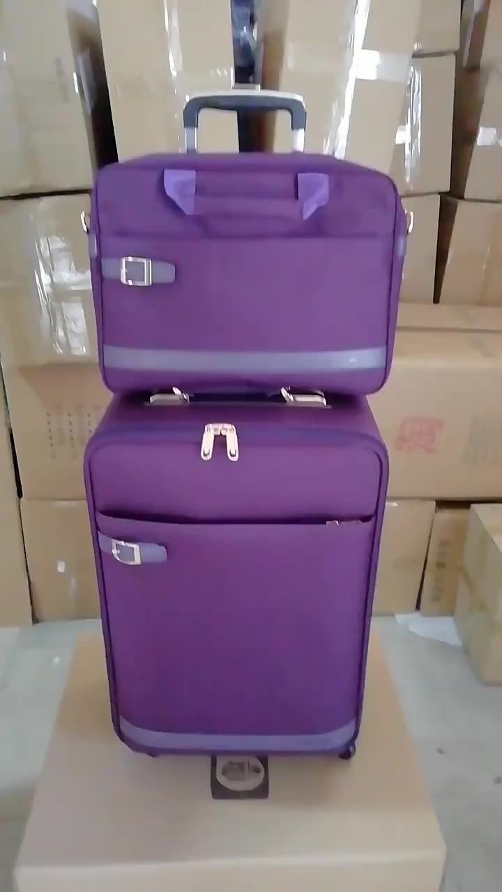 High Quality Waterproof Fabric Soft Trolley Luggage Fashion Trolley ...
