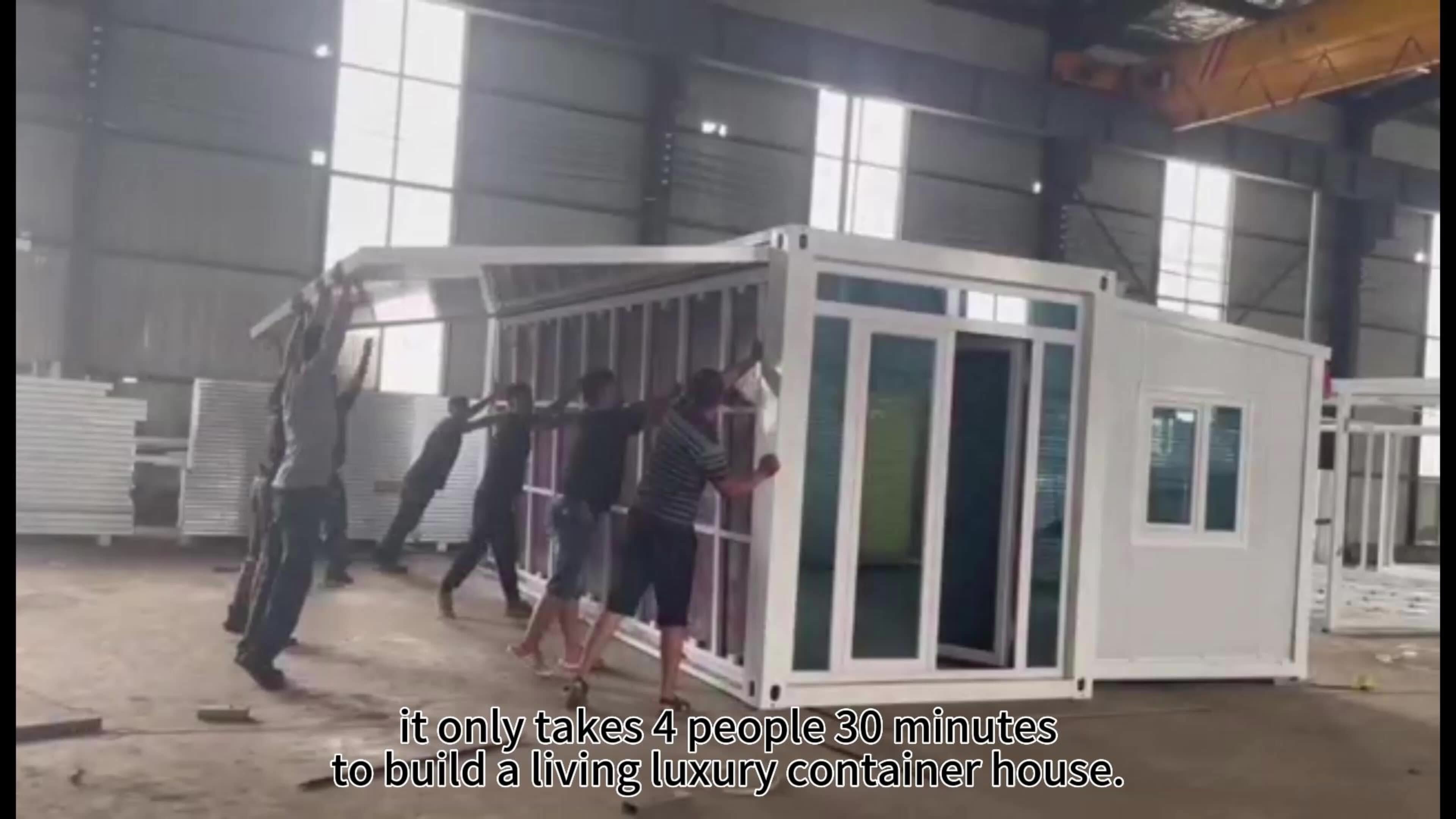 Waterproof Design Shipping Container House Expanding Office 30foot ...