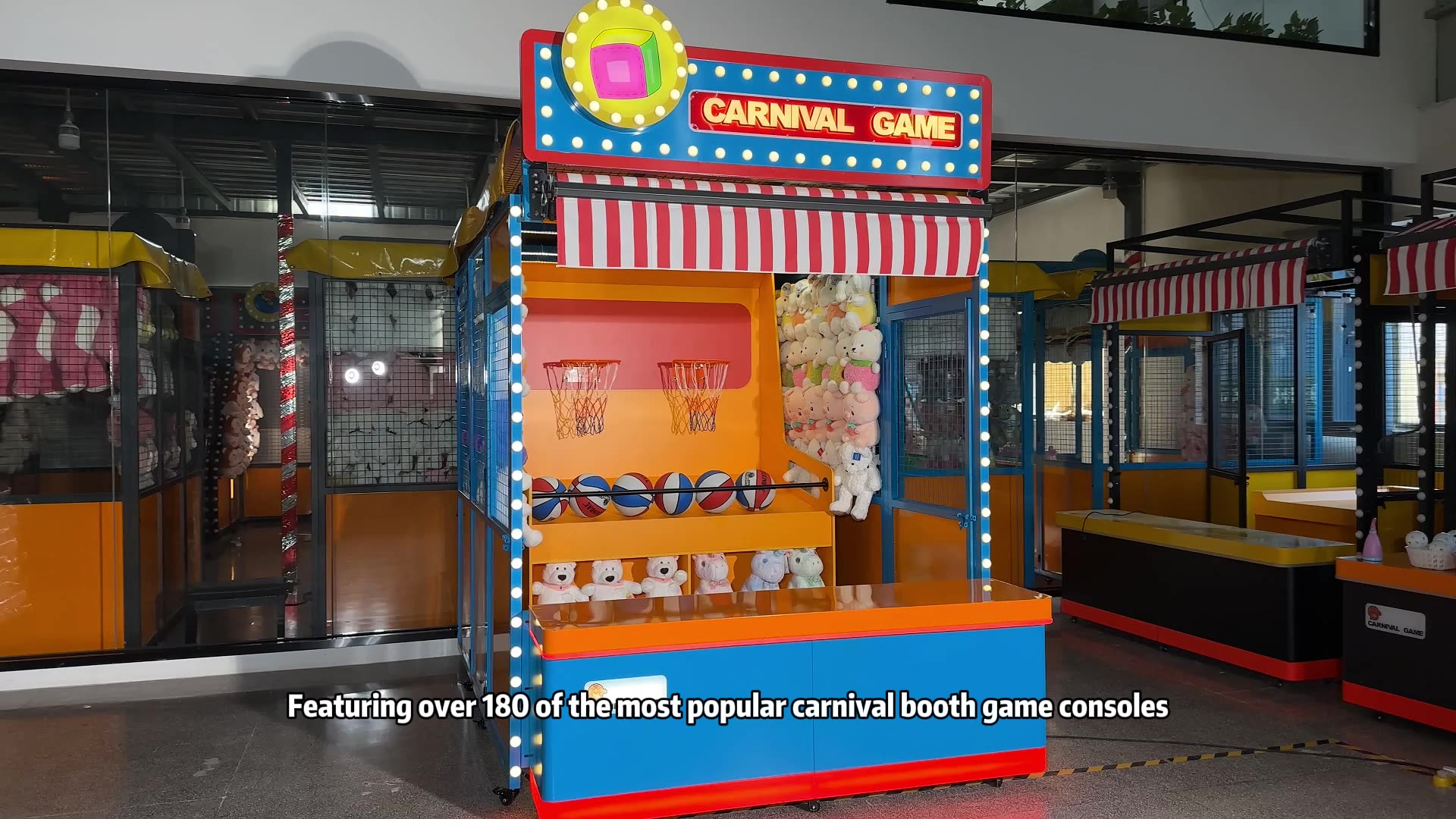 Large Shopping Mall Theme Park Fun Carnival Games Basketball Outdoor ...