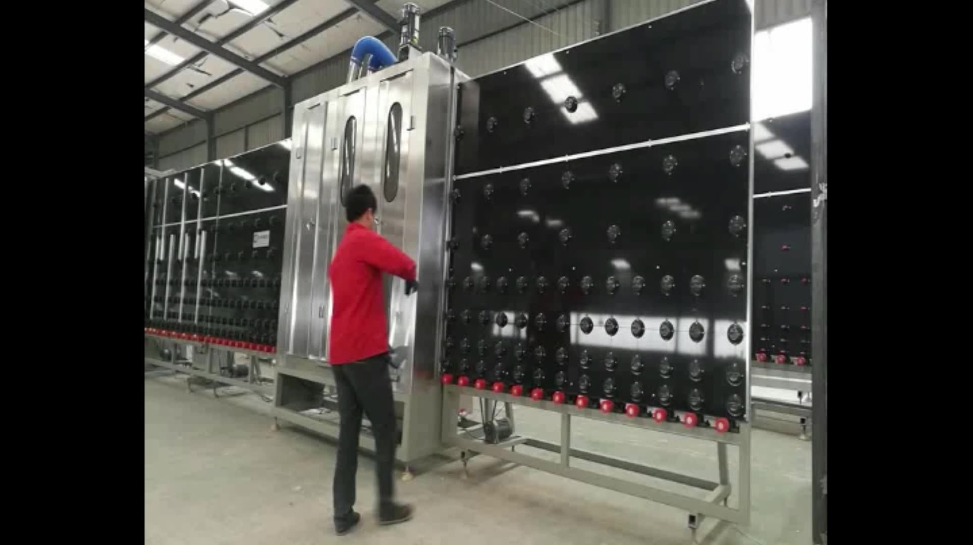 Ce Vertical Automatic Igu Double Glazed Glass Machine,Insulating Low E ...