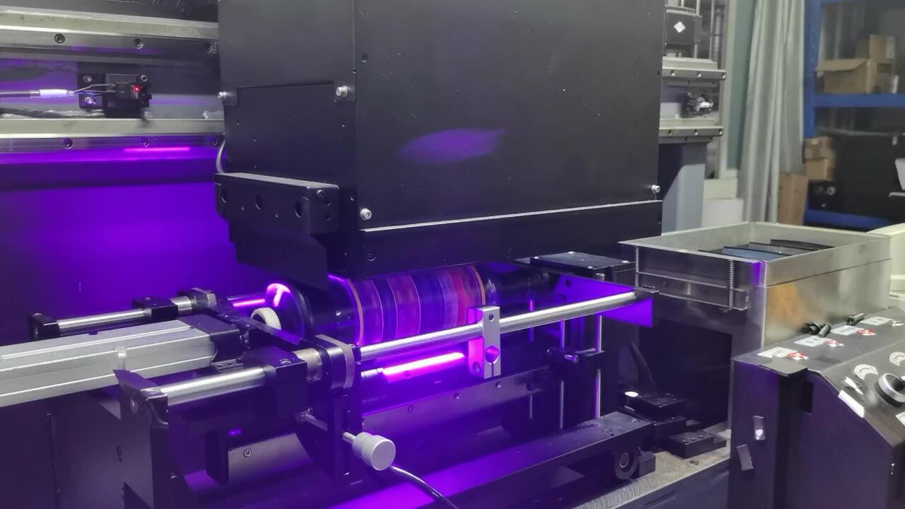 Acetek Uv Printer 360 Round Uv Cylinder Printing Machine For Bottles ...