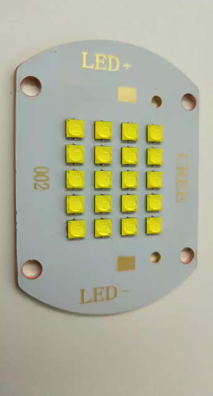 Customized Copper Plate Pcb With Cree Leds 20pcs Xpe In 10 Series 2 ...
