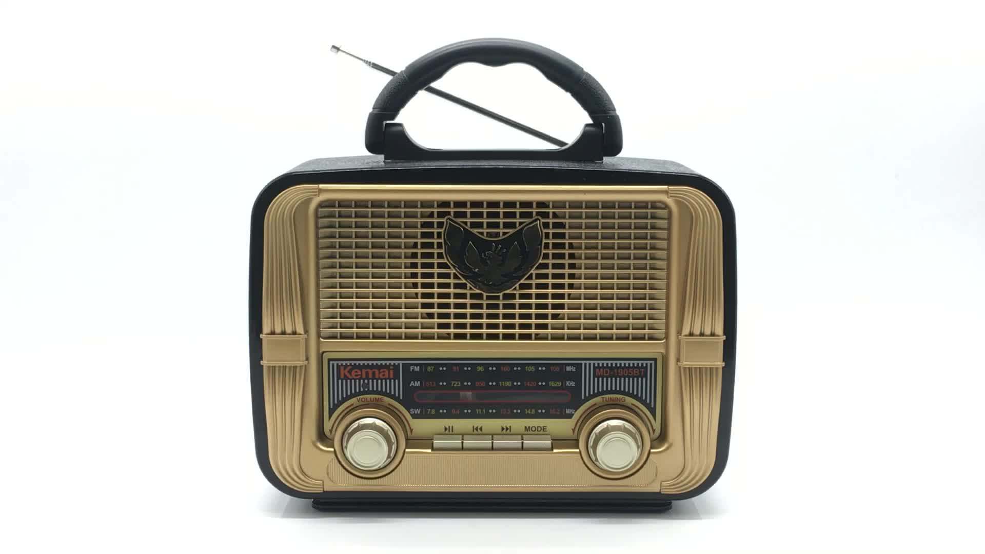 Hot Selling Retro Classical Bt Wireless Multiband Radio Fm Radio M ...