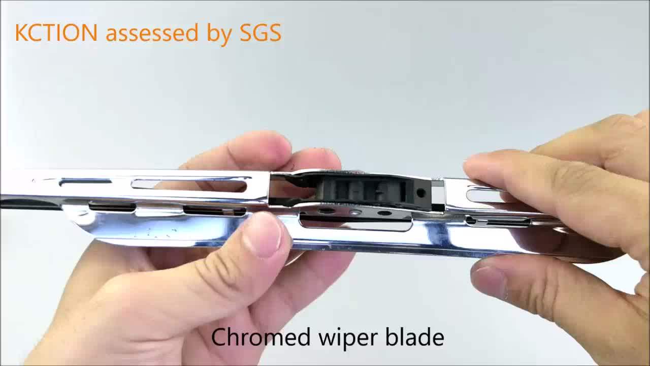 Custom Universal Frame Auto Chrome Color Windshield Wiper Blades Arms ...