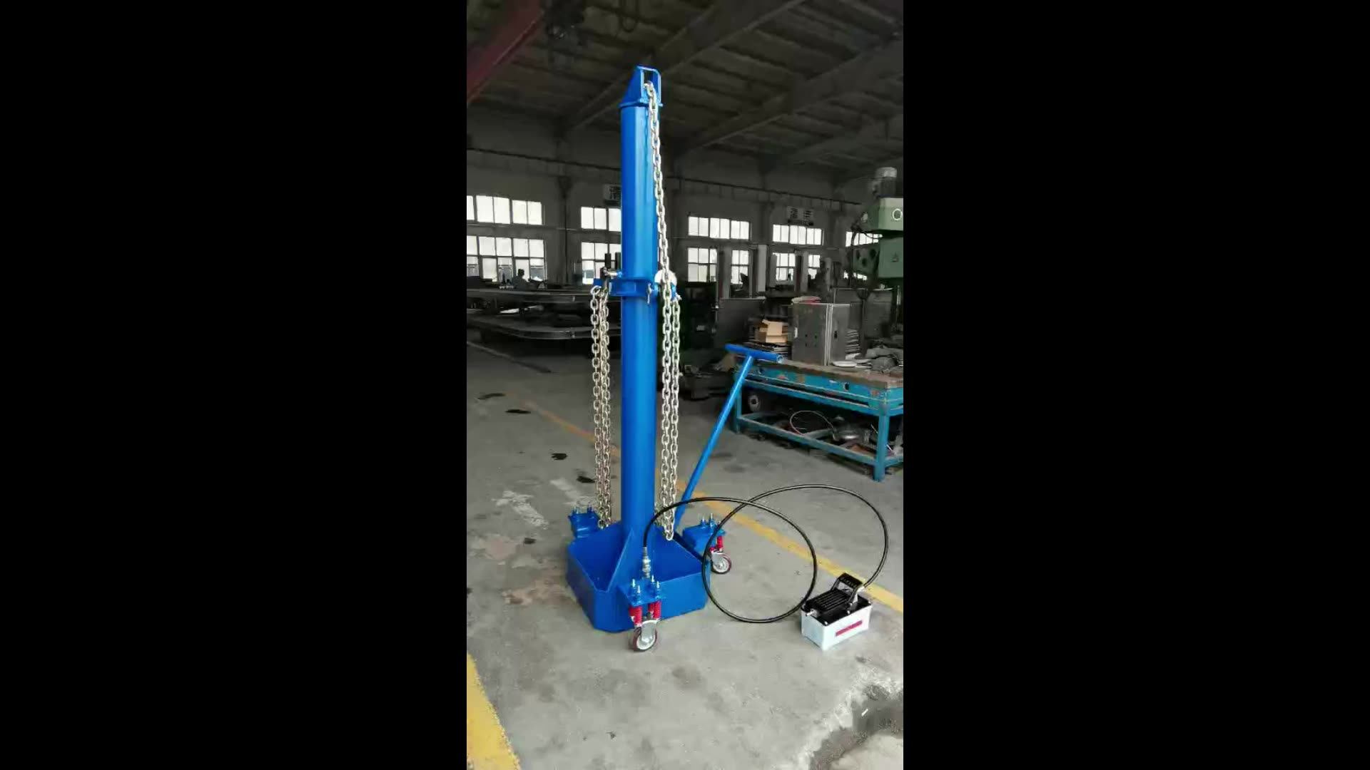 10 Ton Portable Puller Pulling Tower Floor Tower Post With Chains ...