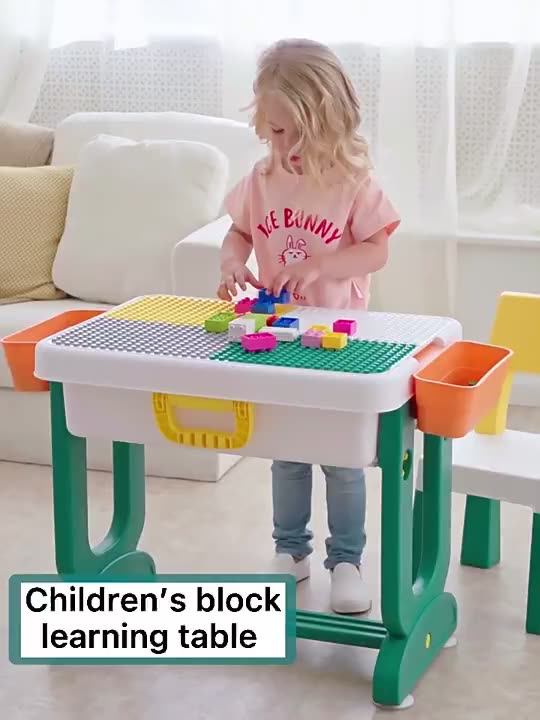 Wholesaleplastic Colorful Table And Chair Children Furniture Sets ...