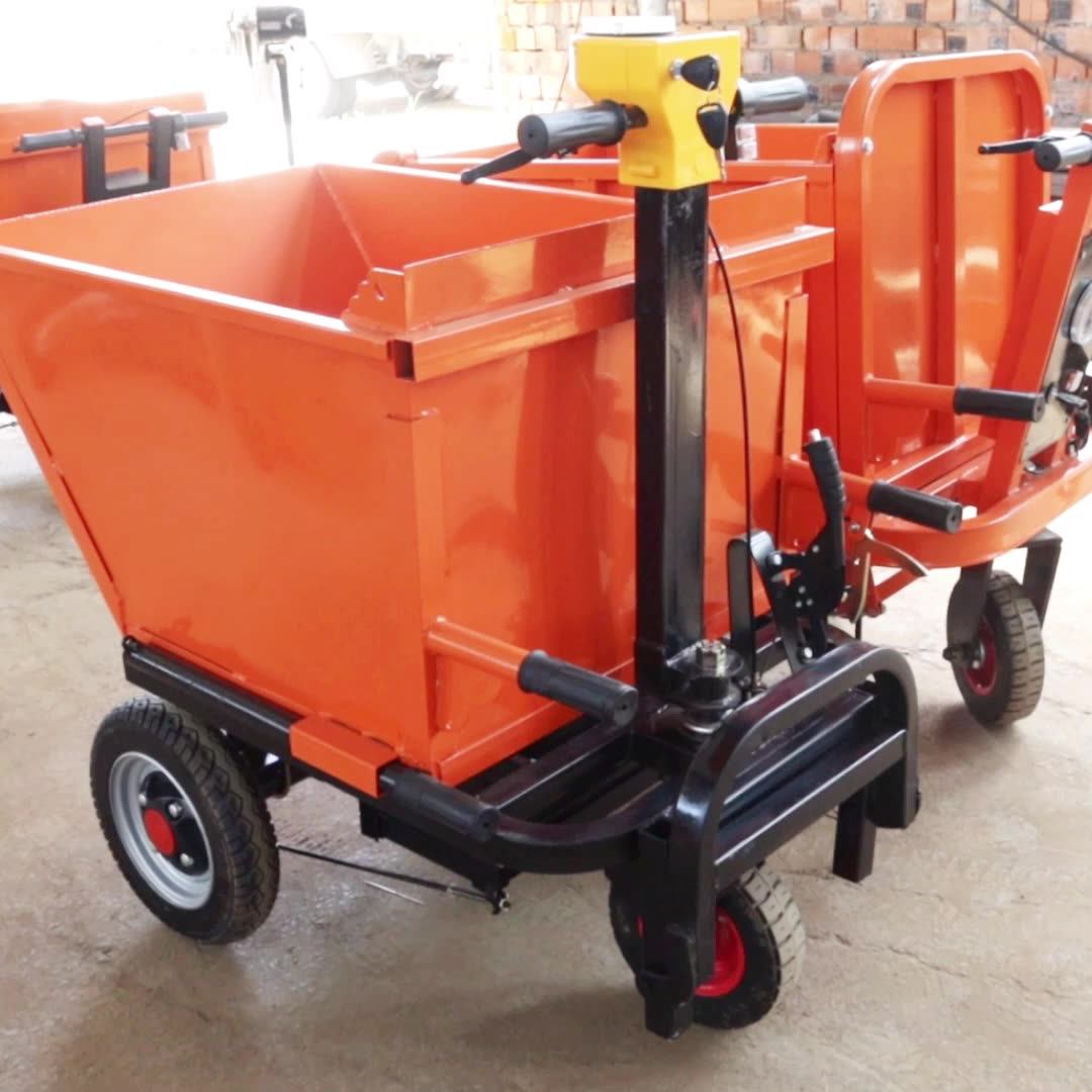 48v 800w Electric Trolley Engineering Mini Dump Truck Standing Drive ...