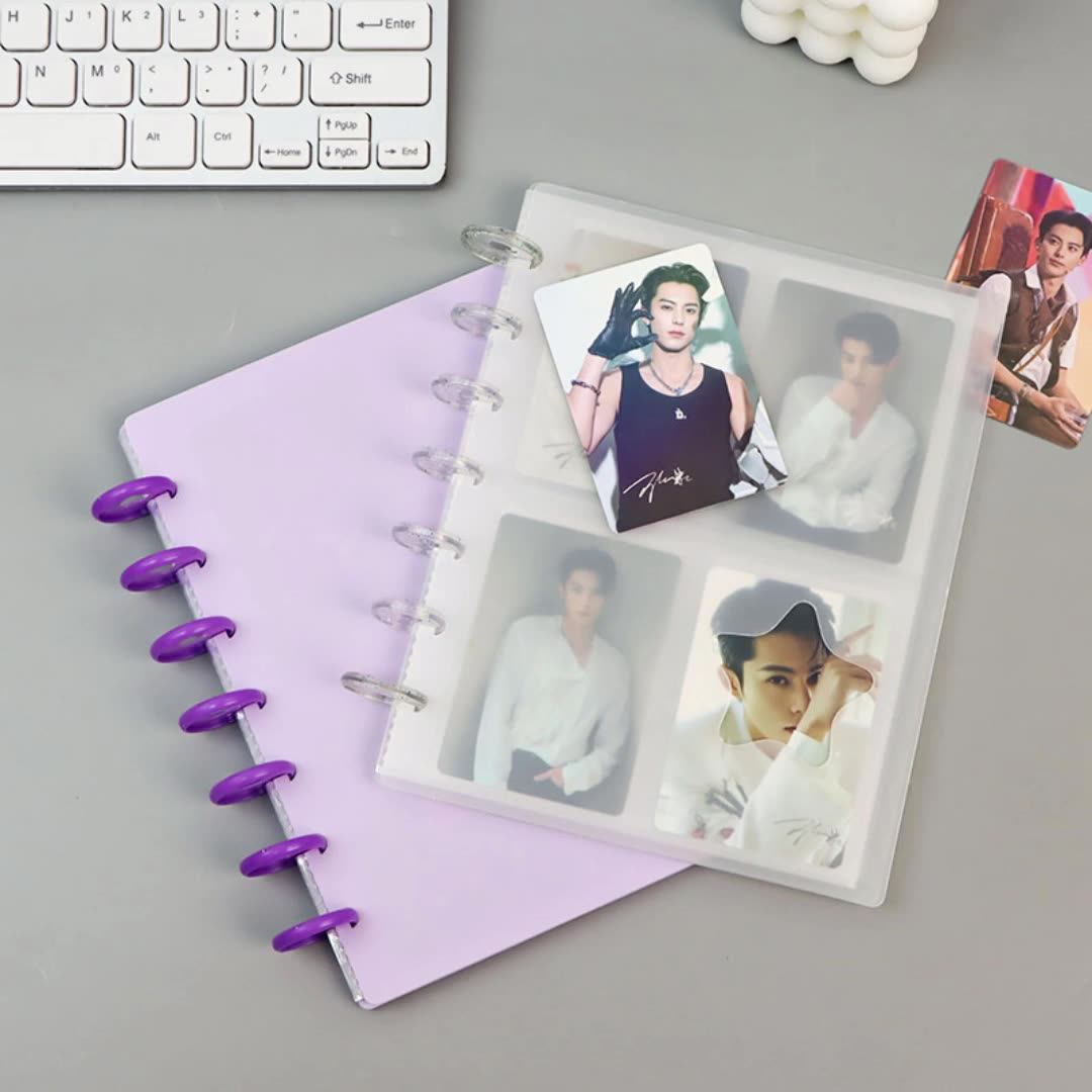 Personalized Discbound Card Book System Mushroom Holes Photo Album With ...