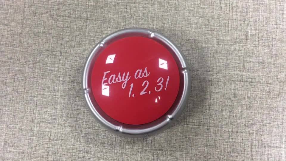 High Quality Red Hype Big Button Sound Tlaking Button As Funny Toy And ...