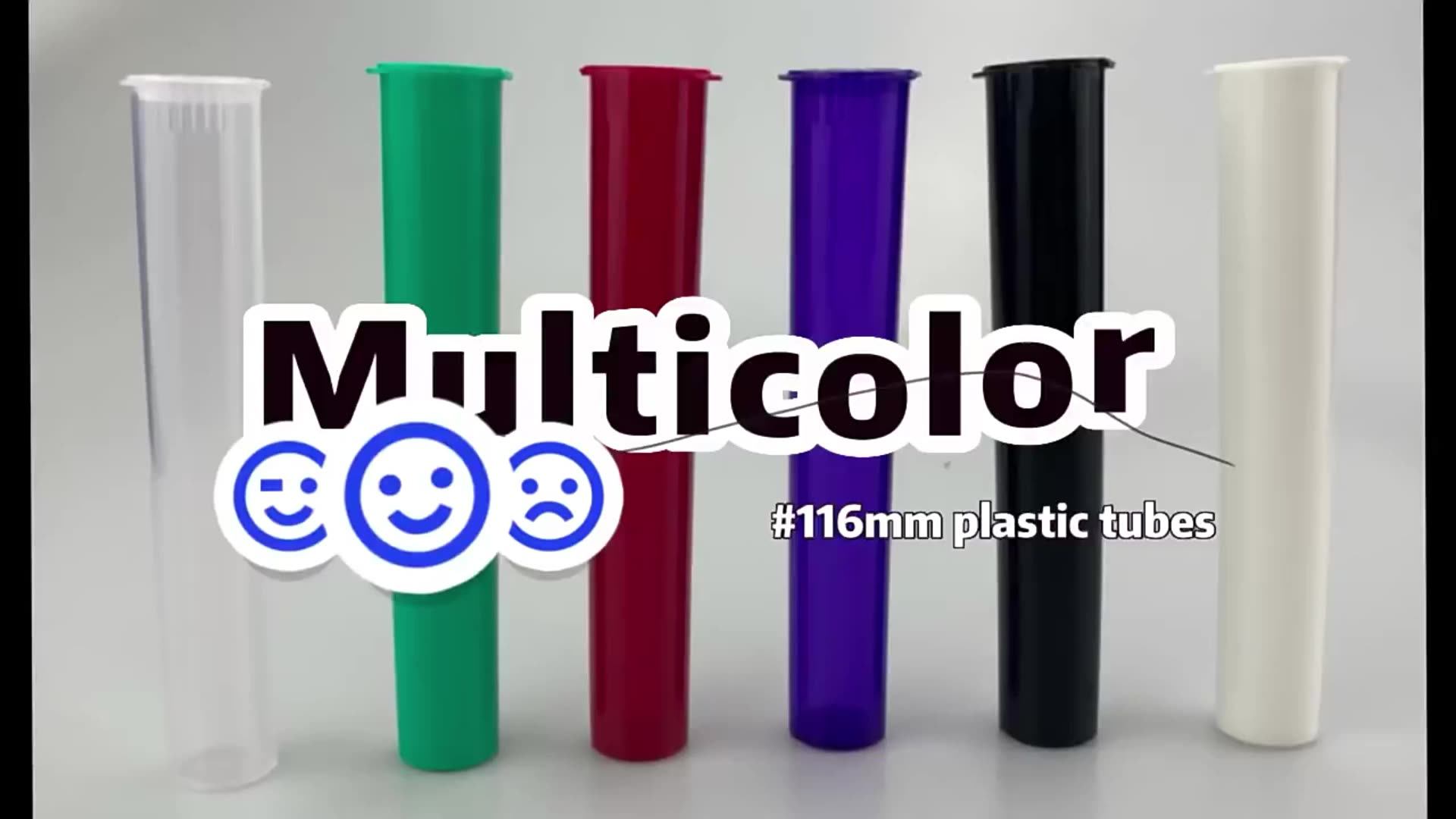 116mm Pop Top Tube Sleeves Food Grade Pp Pre Roll Tube Childproof ...