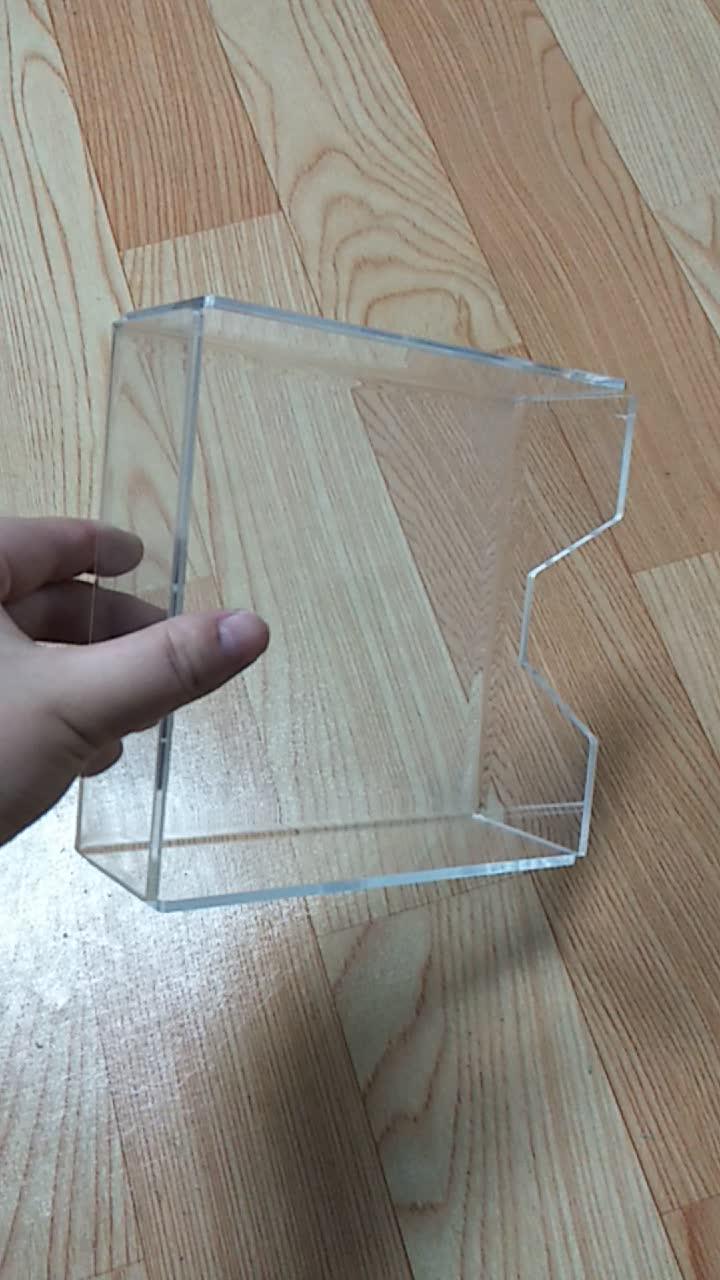 Desktop Simple Rectangular Clear Acrylic Lucite Notepad Holder - Buy ...