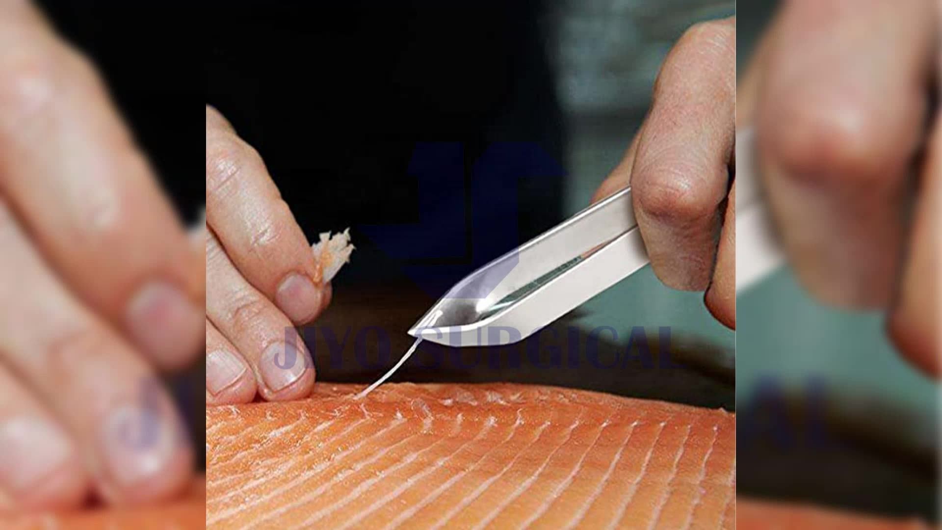 Household Plucking Kitchen Tools Mini Fish Bone Tweezer Flat And Slant ...