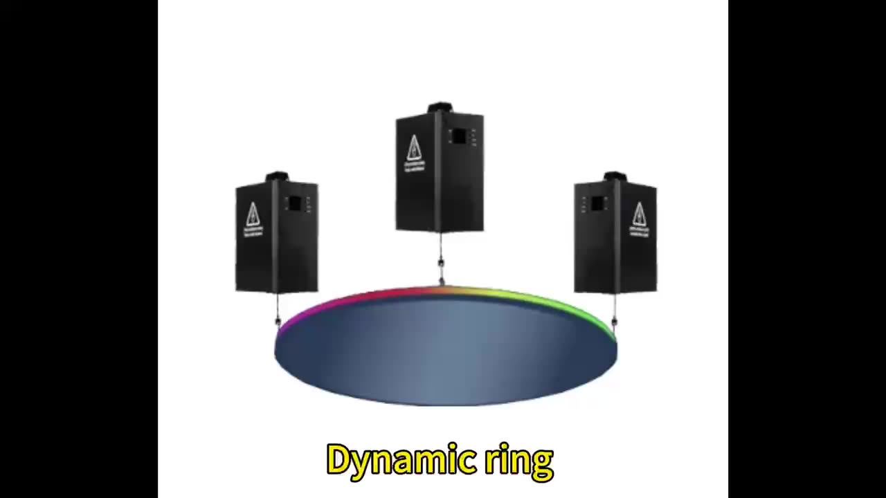 150w Full-color Dynamic Matrix Led Ring Kinetic Light With Reflective ...