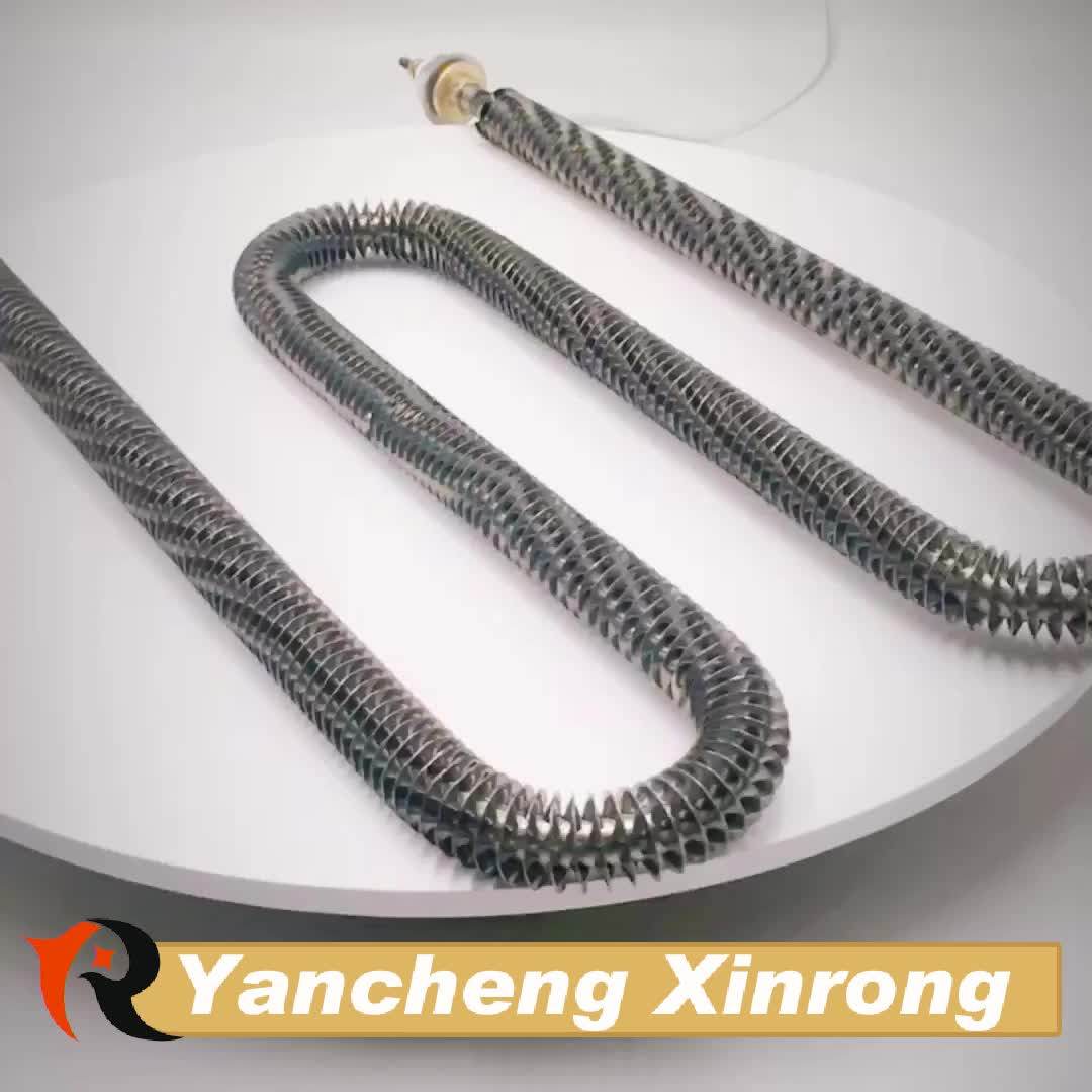 Finned Air Heating Element Heating Tube Finned Heater Industry Heating ...