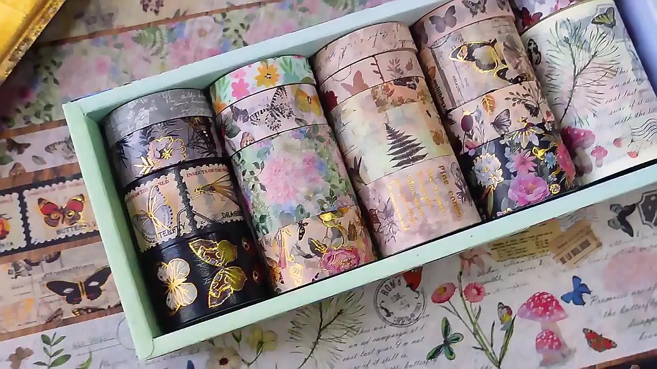 Stationery Patterns Craft Paper Tape Custom Made Masking Adhesive Tape ...