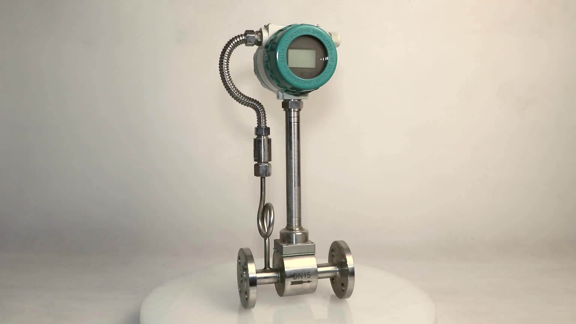 Digital Flange Type Vortex Shedding Flow Meter With Compensation - Buy ...
