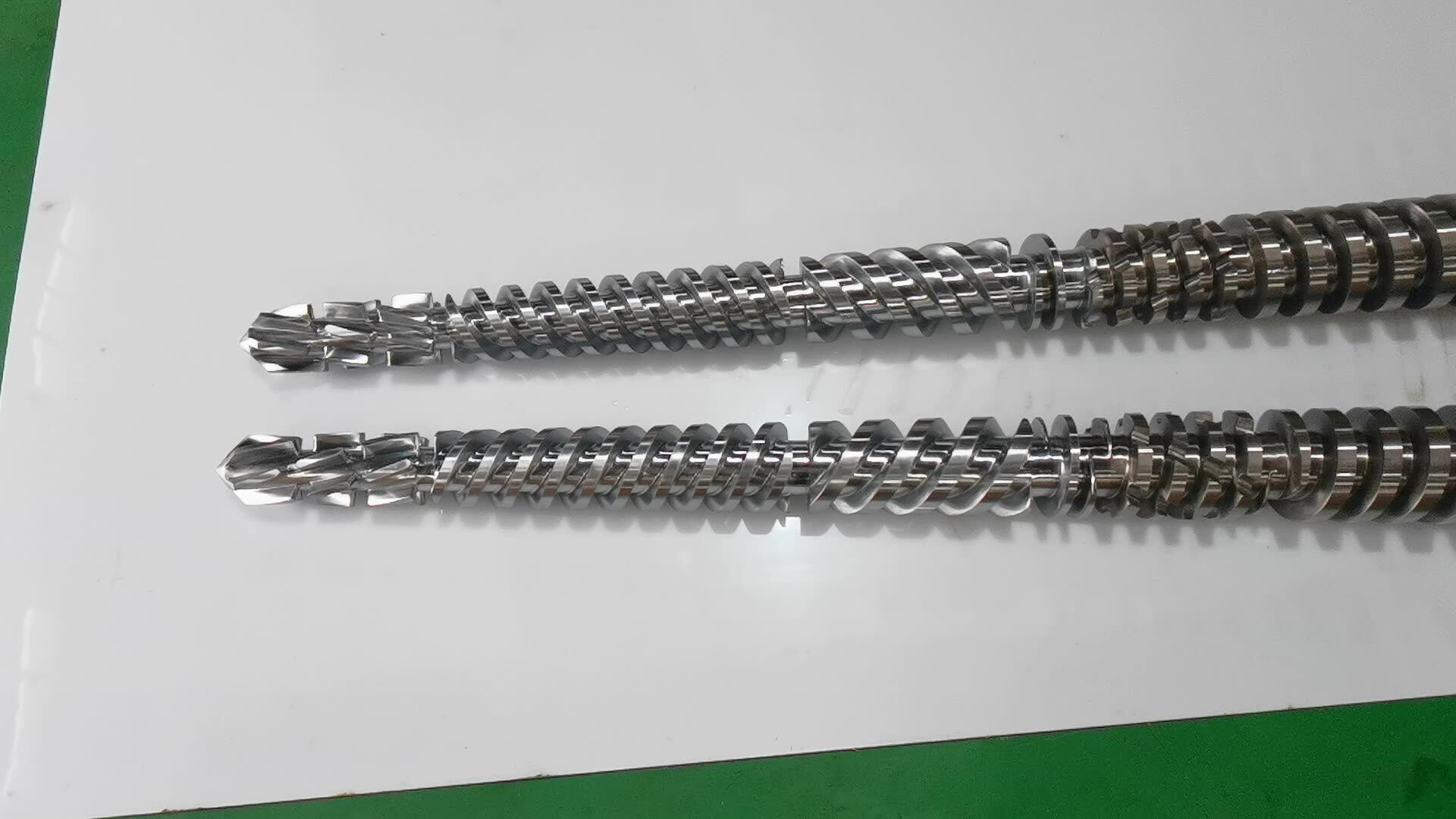 Pvc Upvc Pipe Profile Plastic Extruded Conical Twin Screw Barrel ...