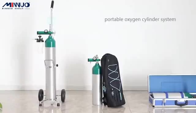 New Aluminum Cylinder Portable Aluminum Oxygen O2 Tank Cylinder Medical ...