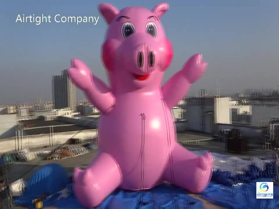 Advertising Inflatable Animal Cartoon,High Quality Pvc Inflatable Pig ...