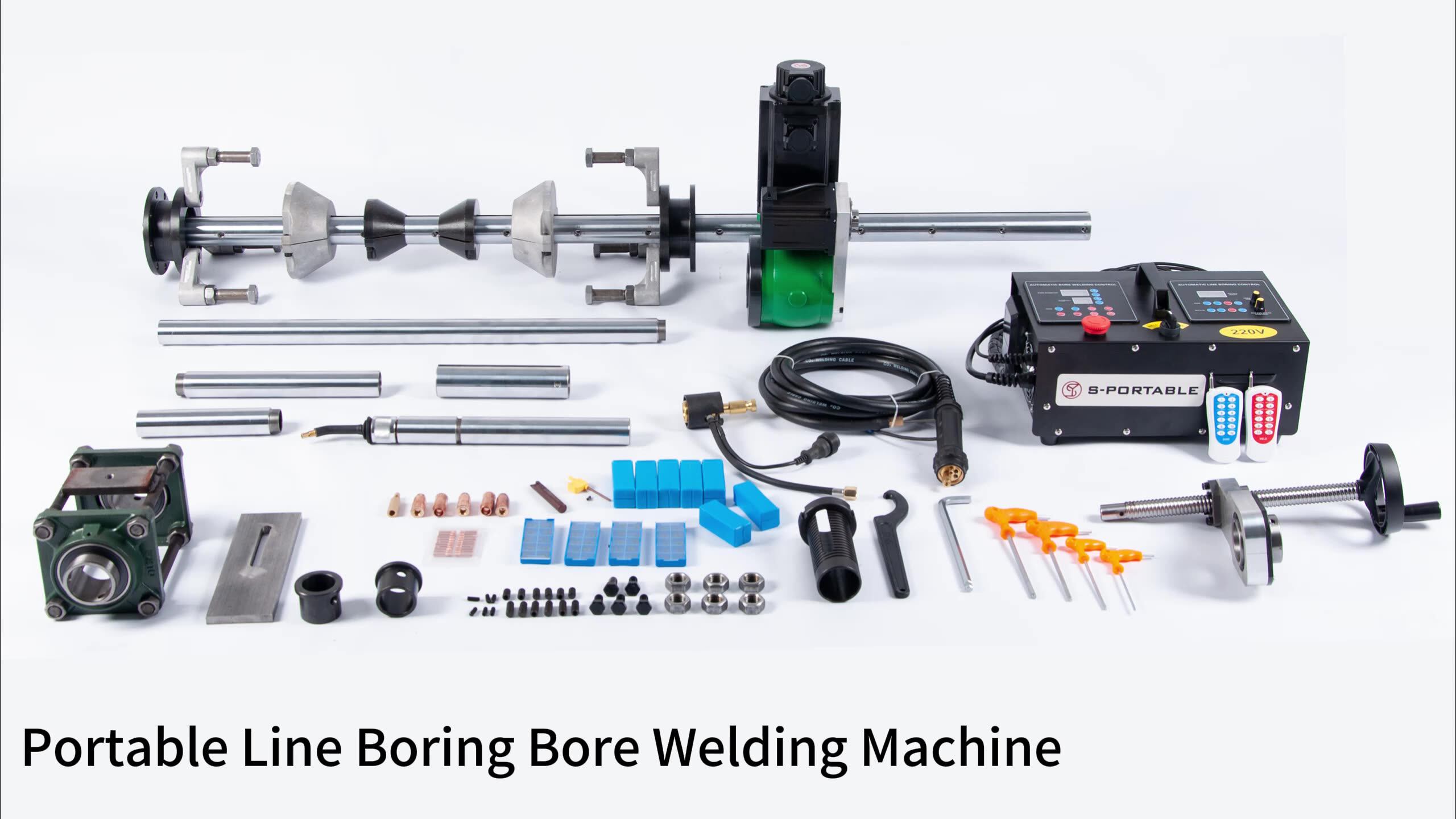 Portable Line Boring And Bore Welding Machine 220v/380v Excavator Hole ...