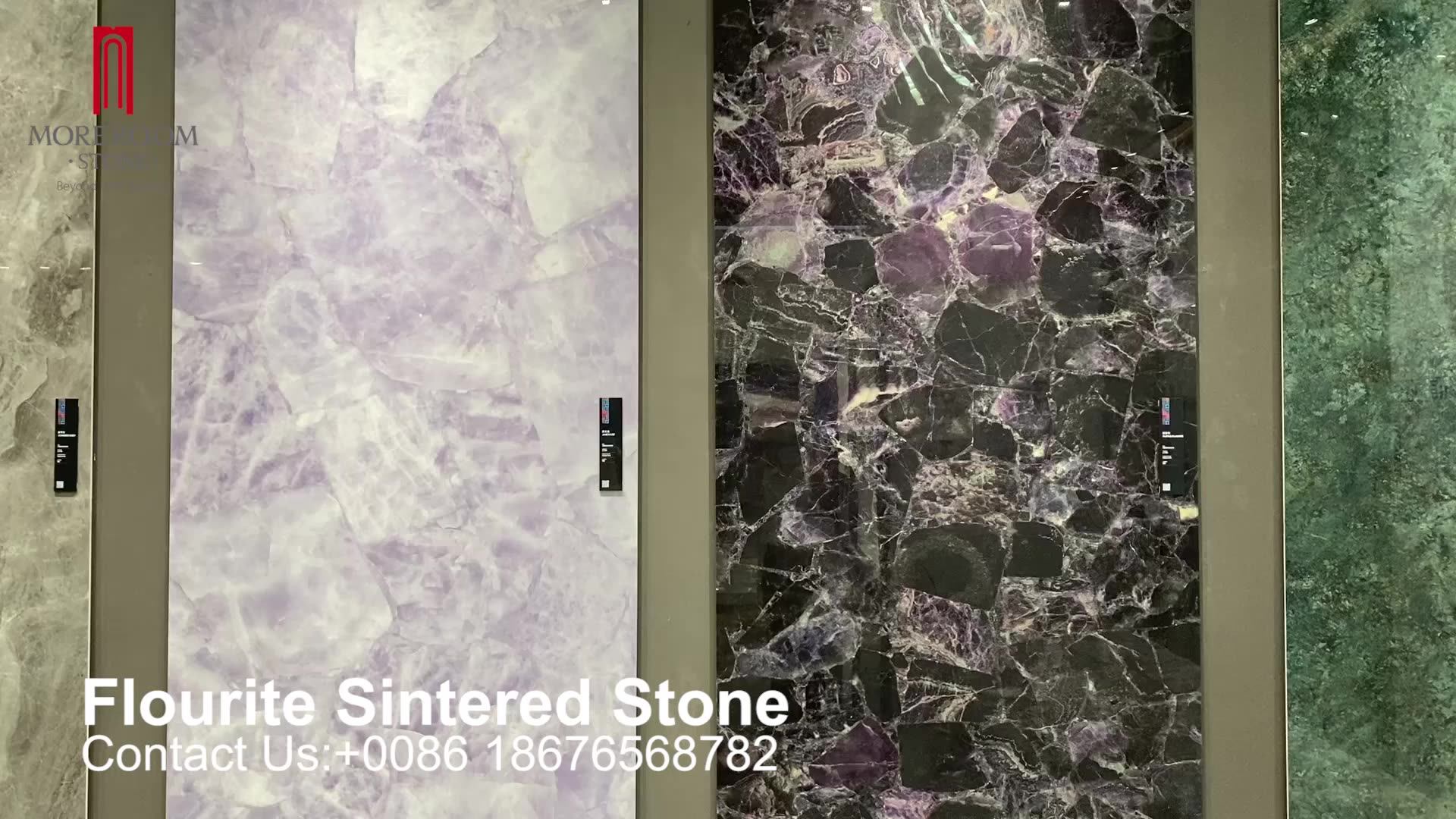 Luxury Crystal Purple Fluorite Floor Tile - Buy Luxury Crystal Purple ...