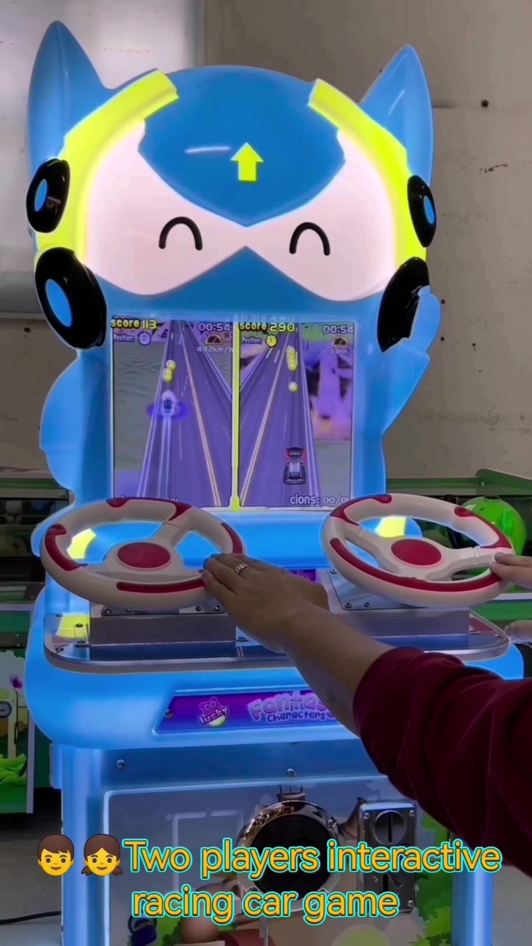 Newest Kids Arcade Machine Racing Car Simulator Coin Operated Arcade ...