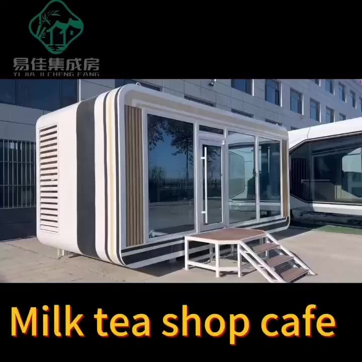 Apple Cabin 20ft 40ft Outdoor Modern Smart Prefab Tiny Capsule House ...