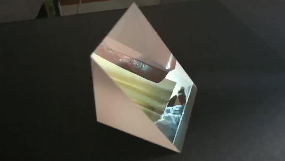 Custom Optical Glass 30 60 90 Degree Mirror Reflection Right Angle ...