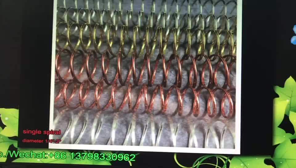 Metal Single Spiral Coils Wire For Binding From 1/4'' To 1-3/4'' - Buy ...