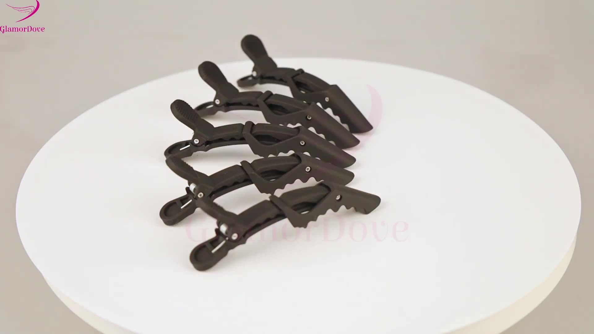 Glamordove Custom Logo Hair Sectioning Clips Barber Accessories For ...